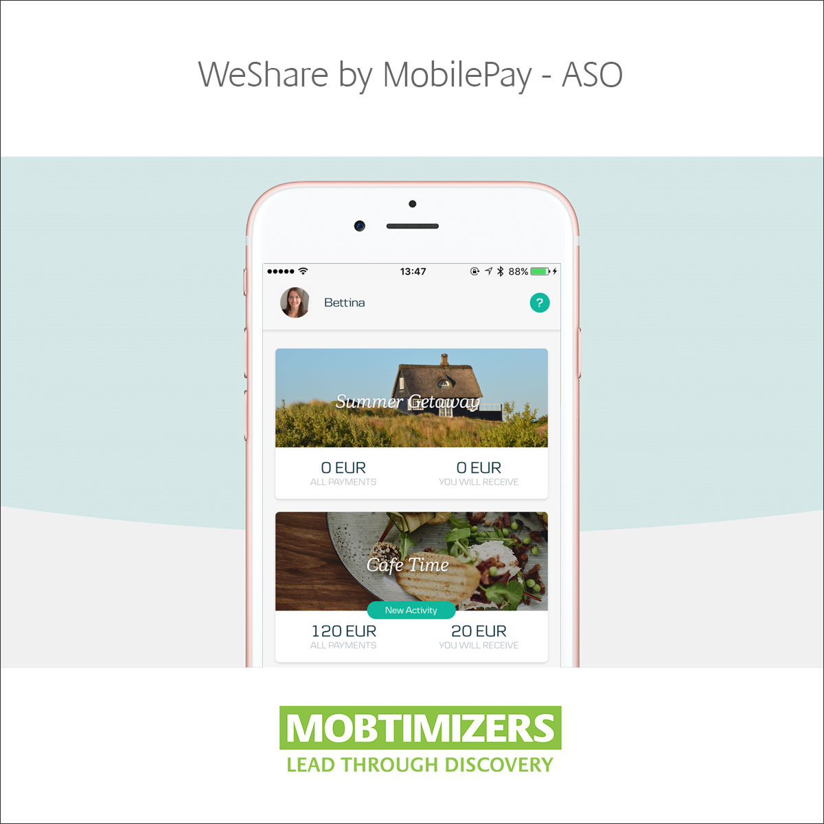WeShare by MobilePay: App Store Optimization (ASO) - Mobtimizers